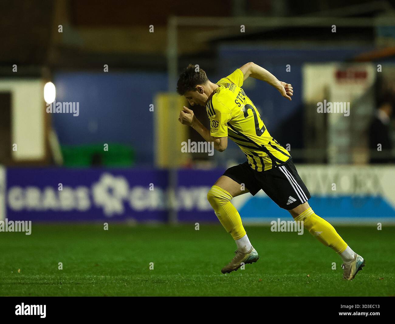 BRAINTREE, ENGLAND - NOVEMBER 5: Callum Stewart of Brackley Town is ...