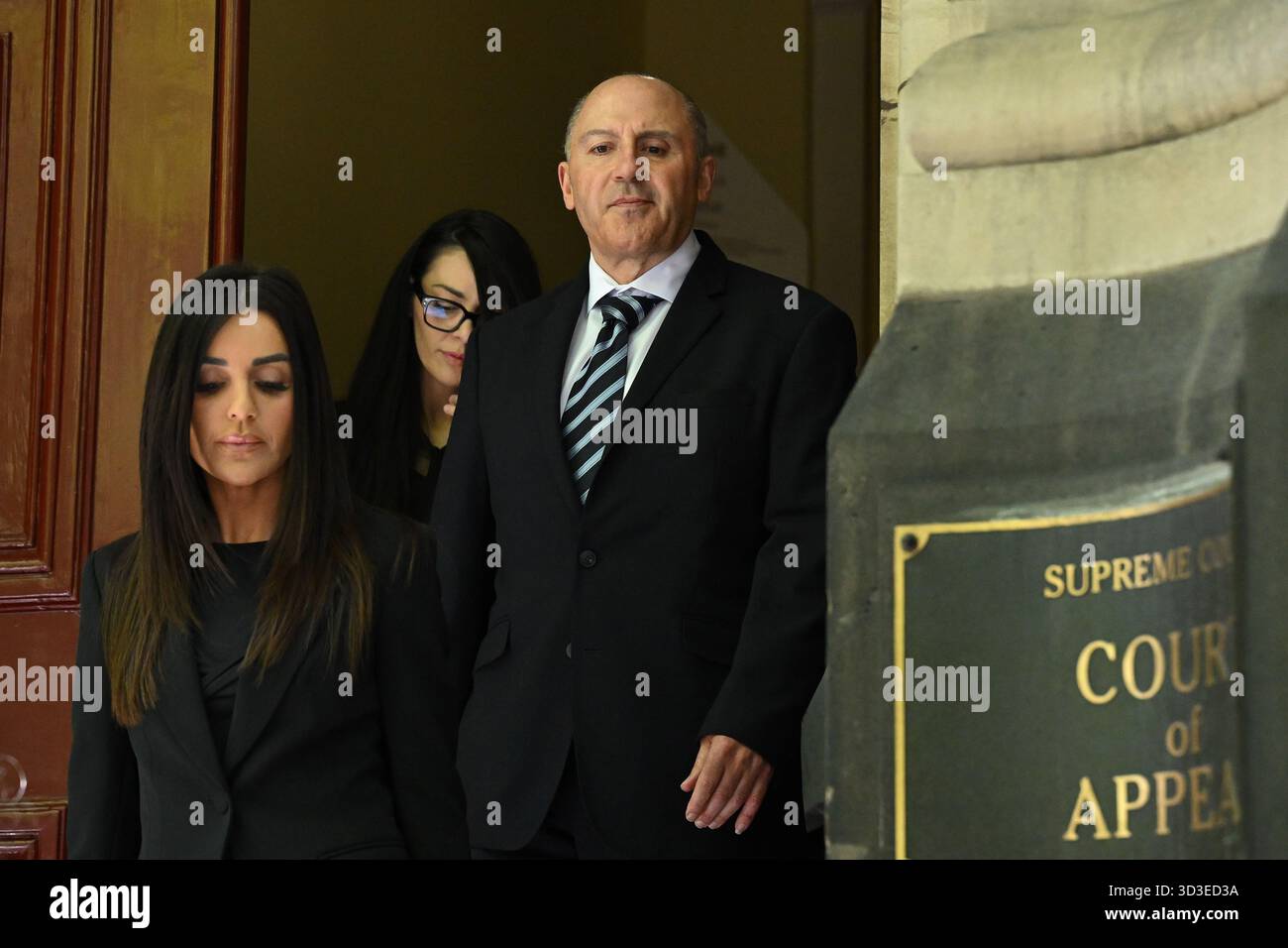Tony Mokbel (right) departs from the Victorian Court of Appeal in ...