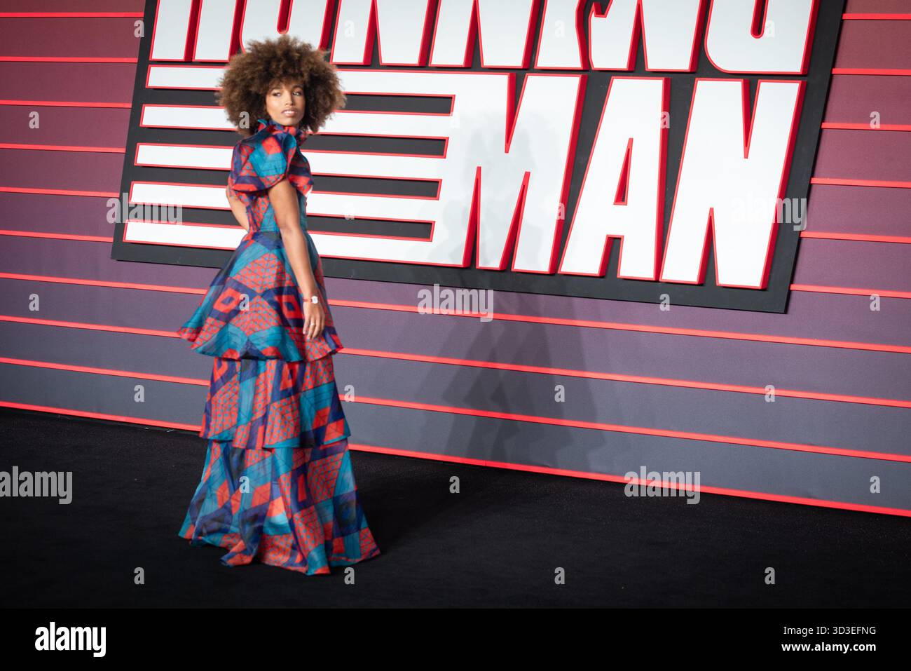 Vanessa Ford attends "The Running Man" UK Premiere at Odeon Luxe ...