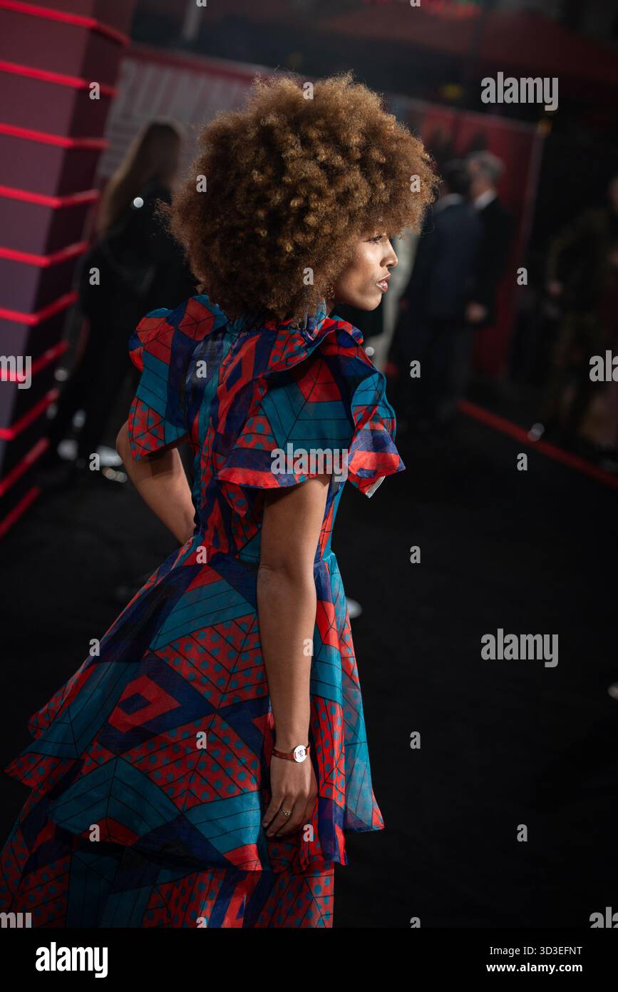 Vanessa Ford attends "The Running Man" UK Premiere at Odeon Luxe ...
