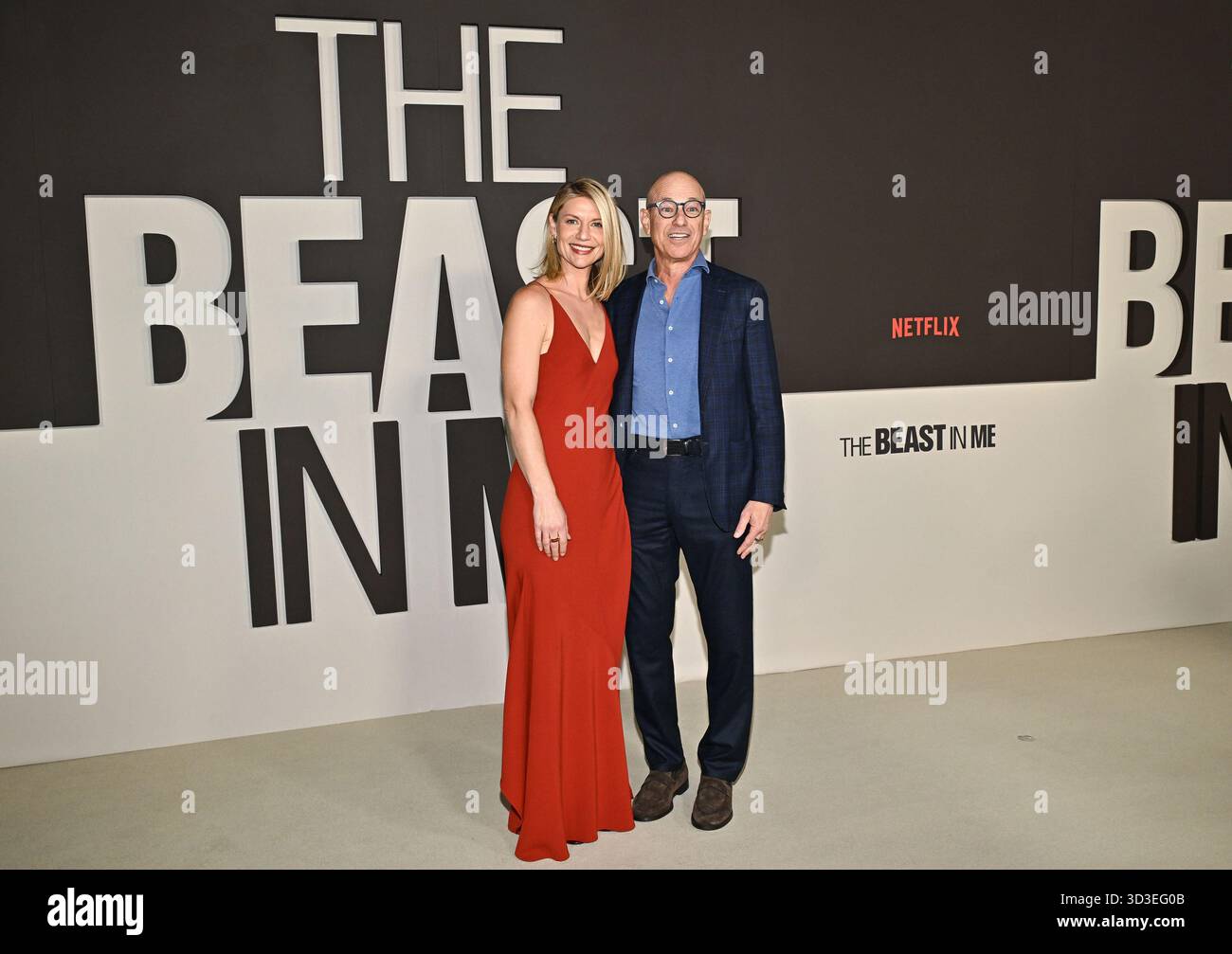 Claire Danes, left, and Howard Gordon attend the Netflix special ...