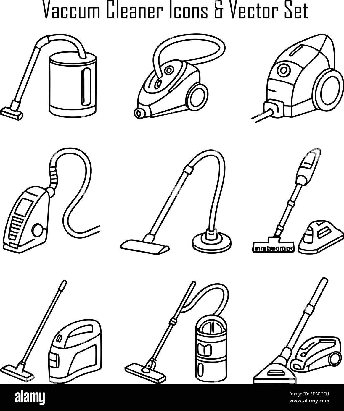 Vacuum button icon Black and White Stock Photos & Images - Alamy