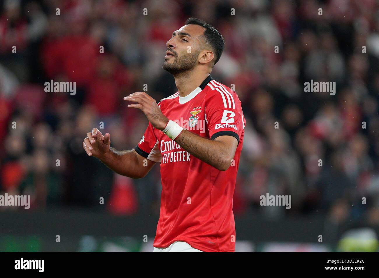 Vangelis Pavlidis of SL Benfica seen during UEFA Champions League 2025/ ...