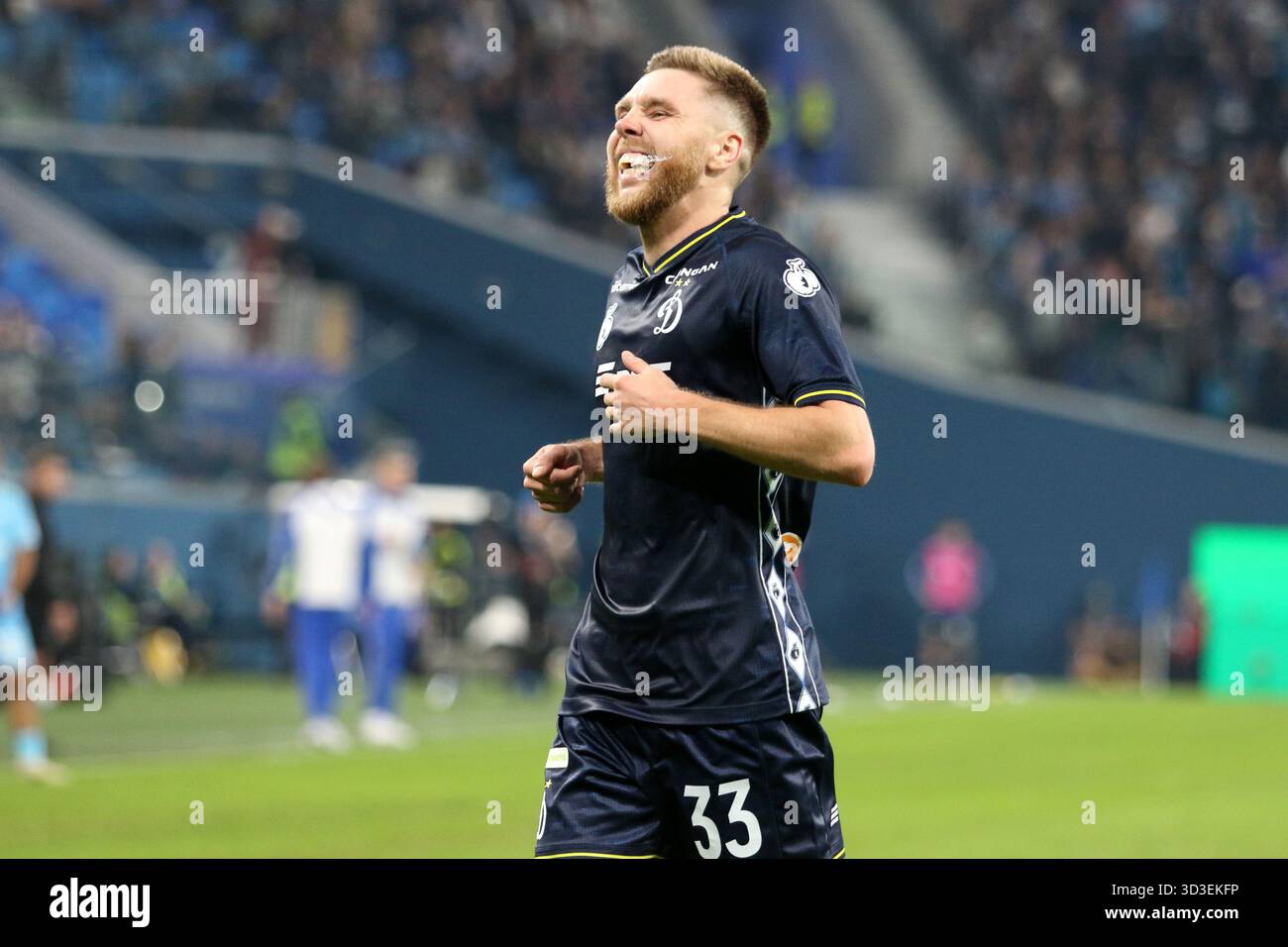 Ivan Sergeev (33) of Dynamo seen during the 1 match 1/4 finals of the ...