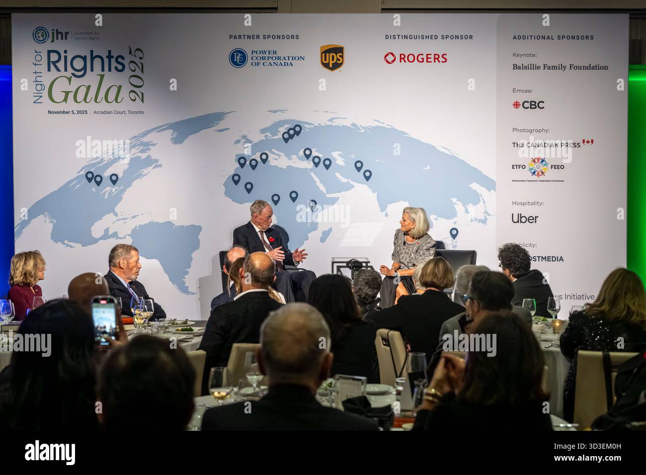 Former Canadian prime minister Jean Chretien speaks during an interview ...