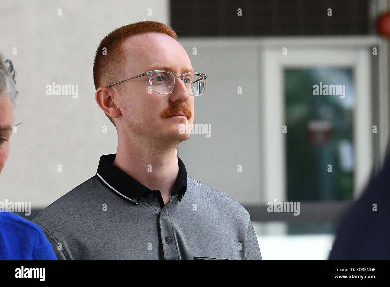 Constable John Johnstone leaves the inquest into the death of Tjay ...