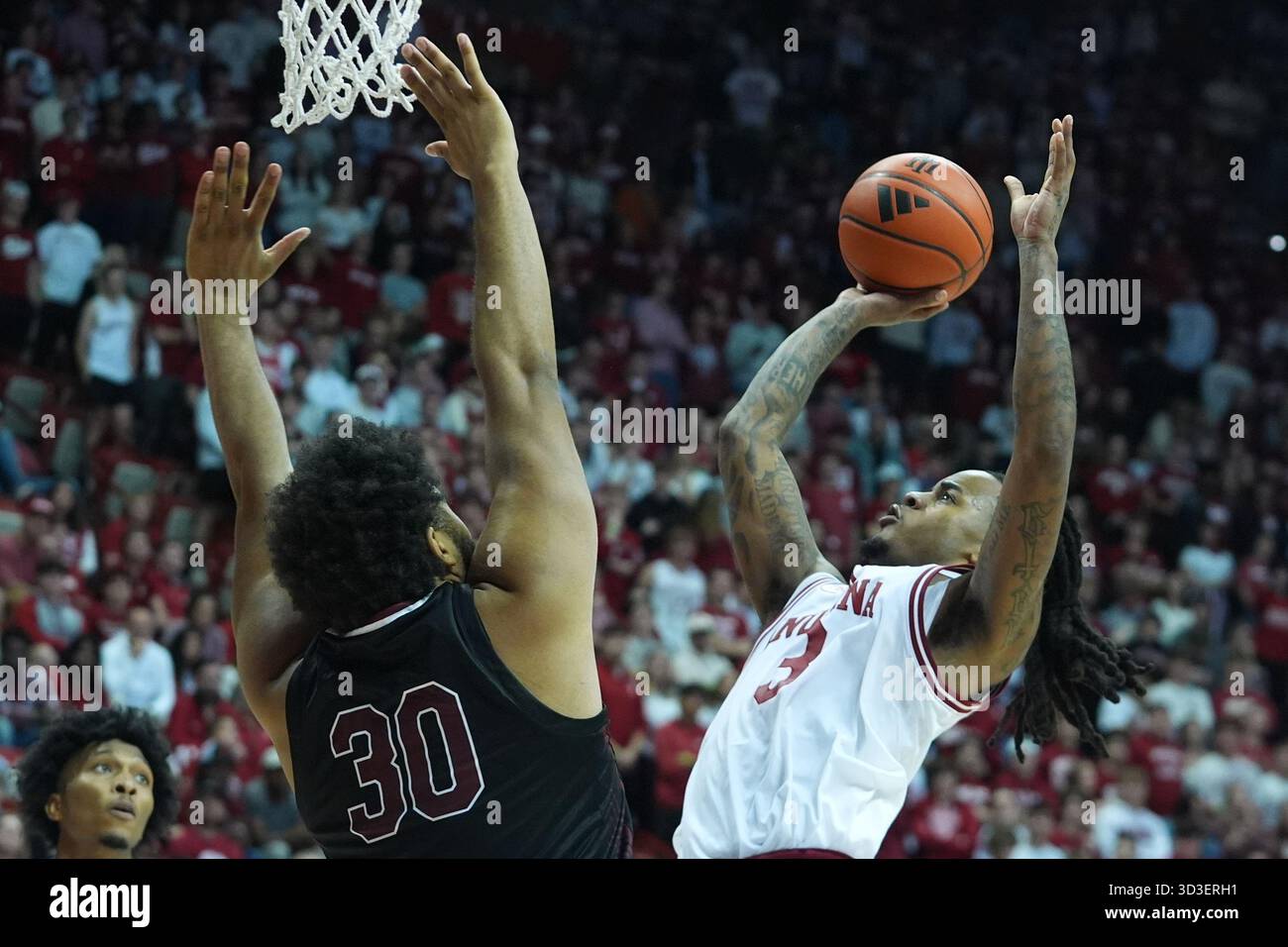 Indiana's Lamar Wilkerson (3) shoots against Alabama A&M's James ...