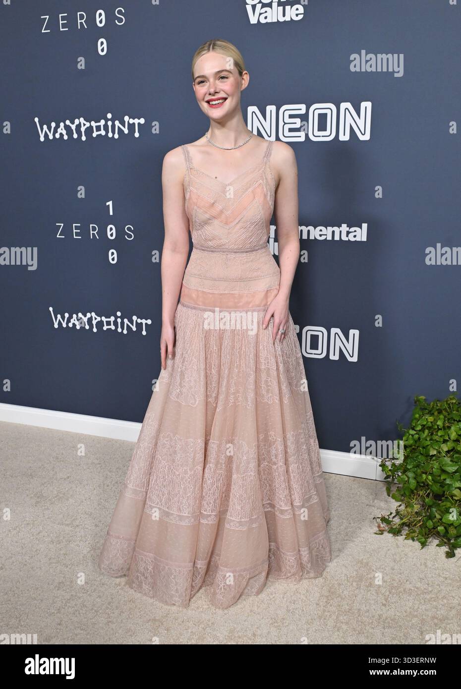 Elle Fanning arriving to the “Sentimental Value’” Los Angeles premiere ...