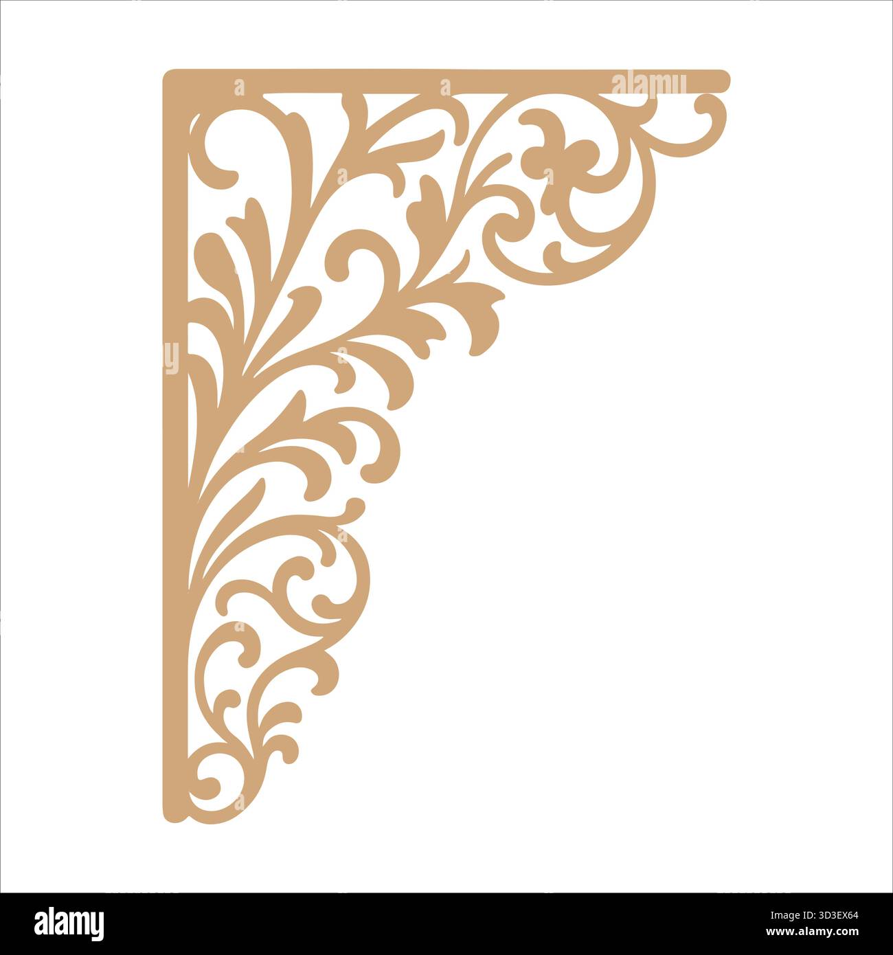 Decorative corner element Stock Vector Images - Alamy