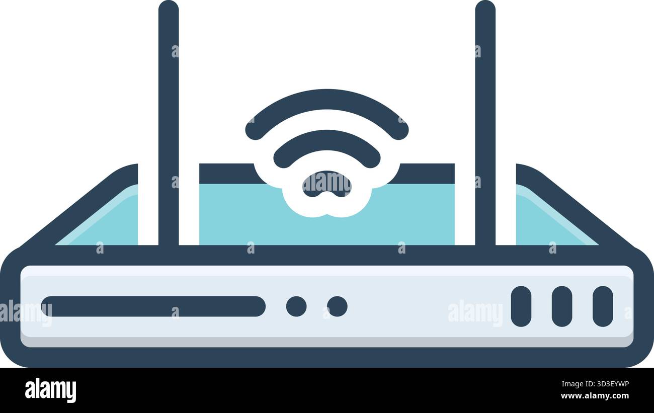 Wifi router point icon Stock Vector Images - Alamy
