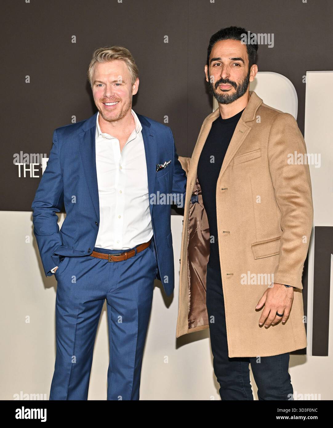 Diego Klattenhoff, left, and Amir Arison attend the Netflix special ...