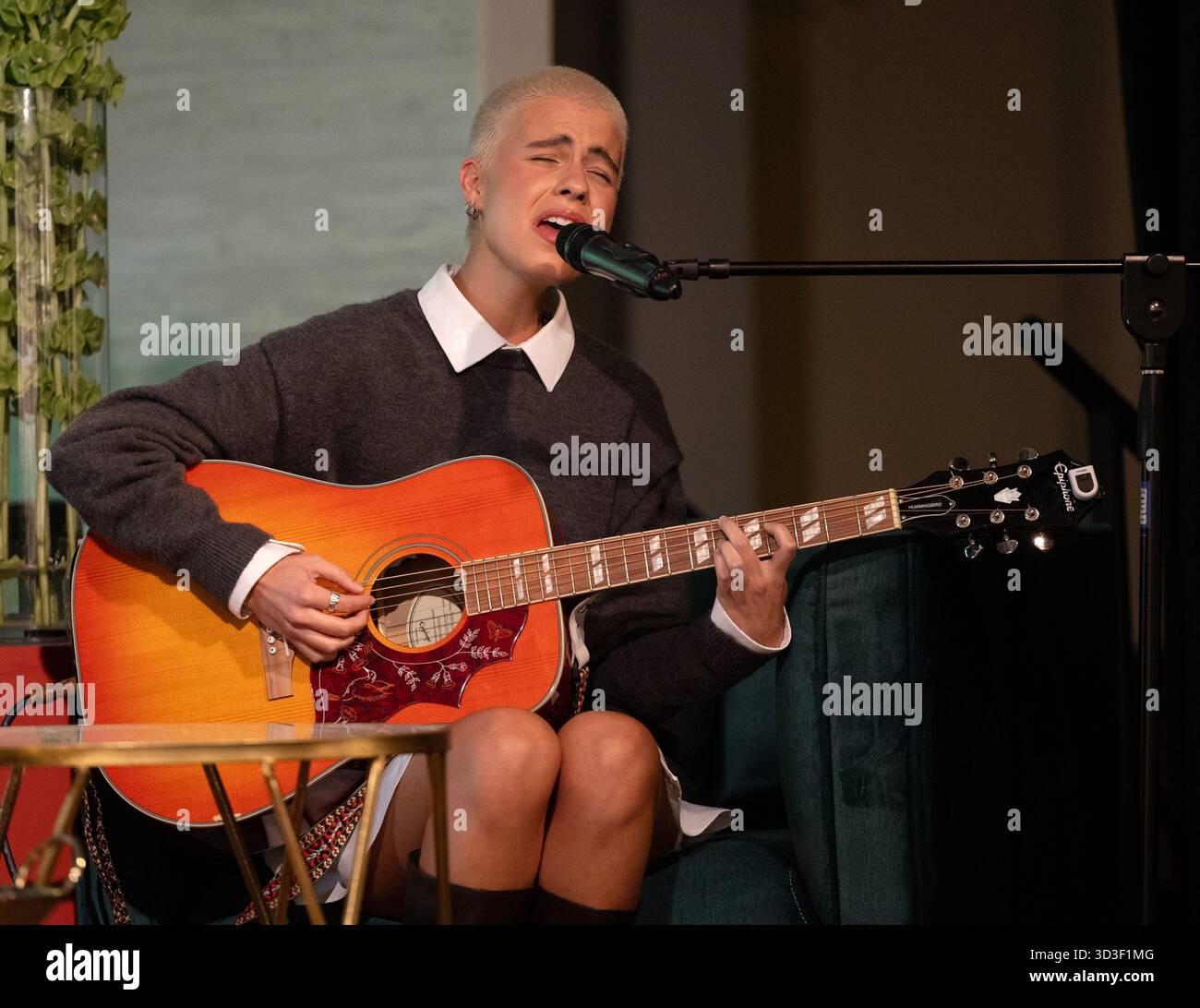 MIAMI, FL - NOV 5: Annasofia, singer, songwriter is seen during The ...