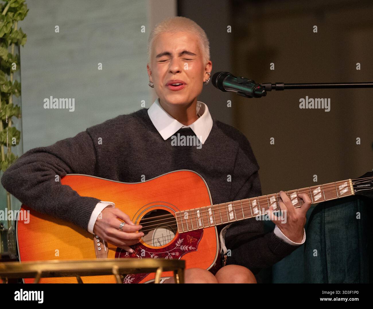 MIAMI, FL - NOV 5: Annasofia, singer, songwriter is seen during The ...