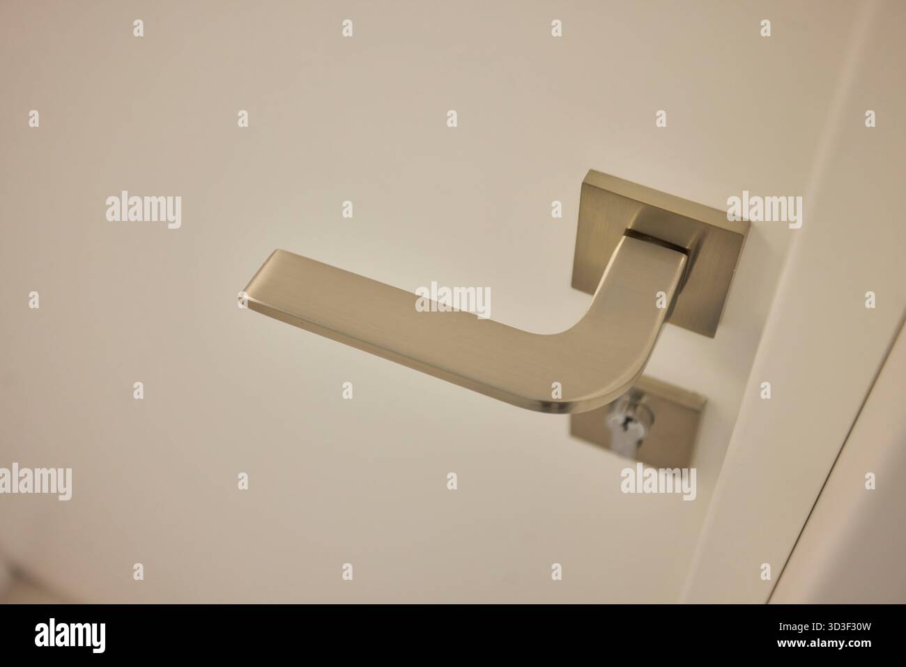 Sleek and Modern Door Handle Featuring an Innovative Locking Mechanism ...