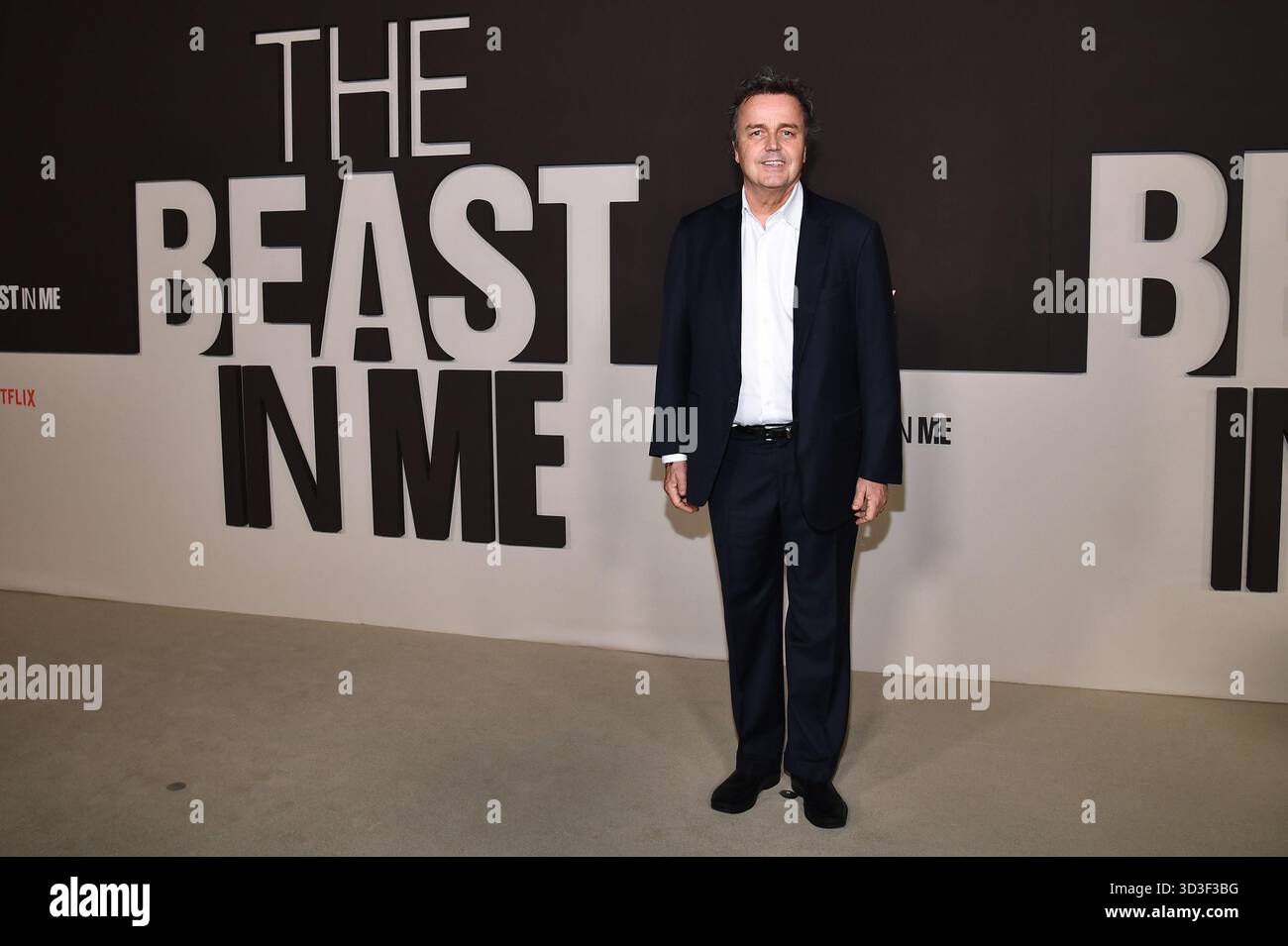 Sean Callery walking the carpet at Netflix's 'The Beast In Me' New York ...