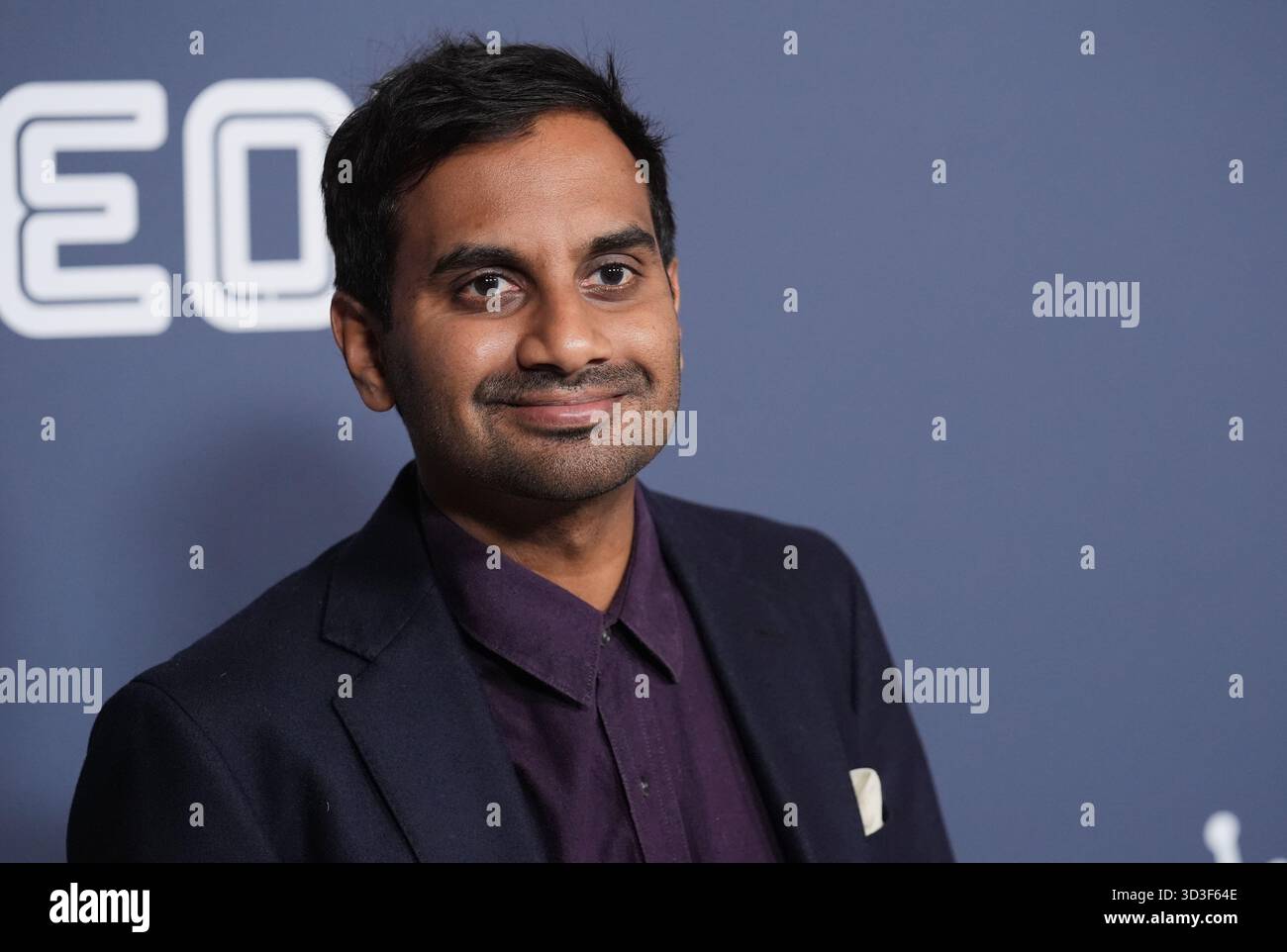 Aziz Ansari arrives at the premiere of the film "Sentimental Value" on ...