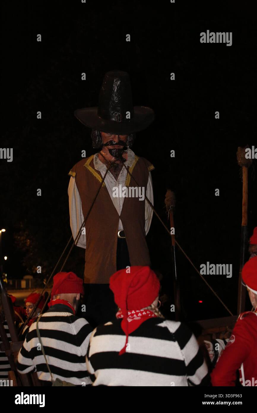 5th November 2025, Lewes, Sussex, England Lewes Bonfire Night 2025 The ...