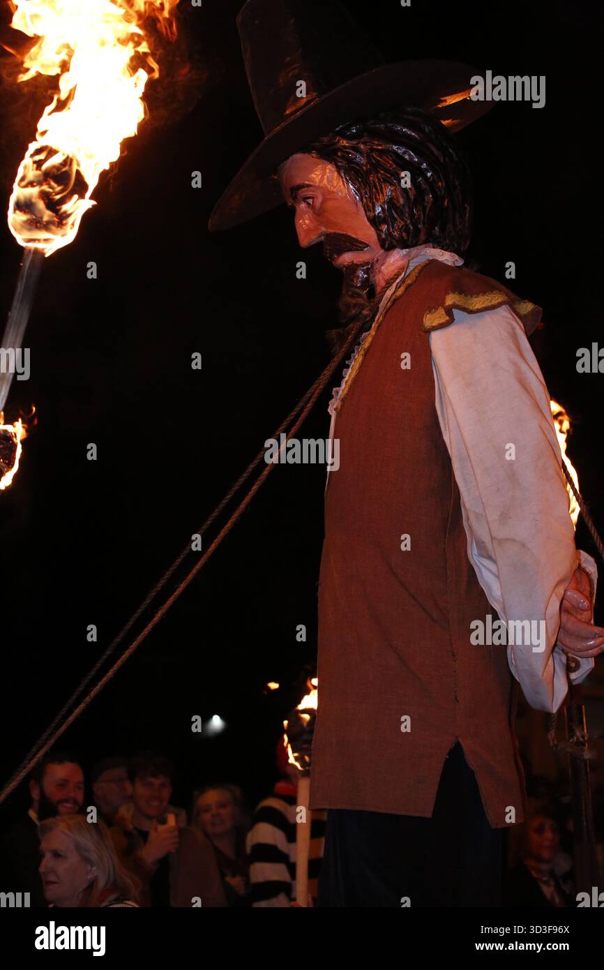 5th November 2025, Lewes, Sussex, England Lewes Bonfire Night 2025 The ...