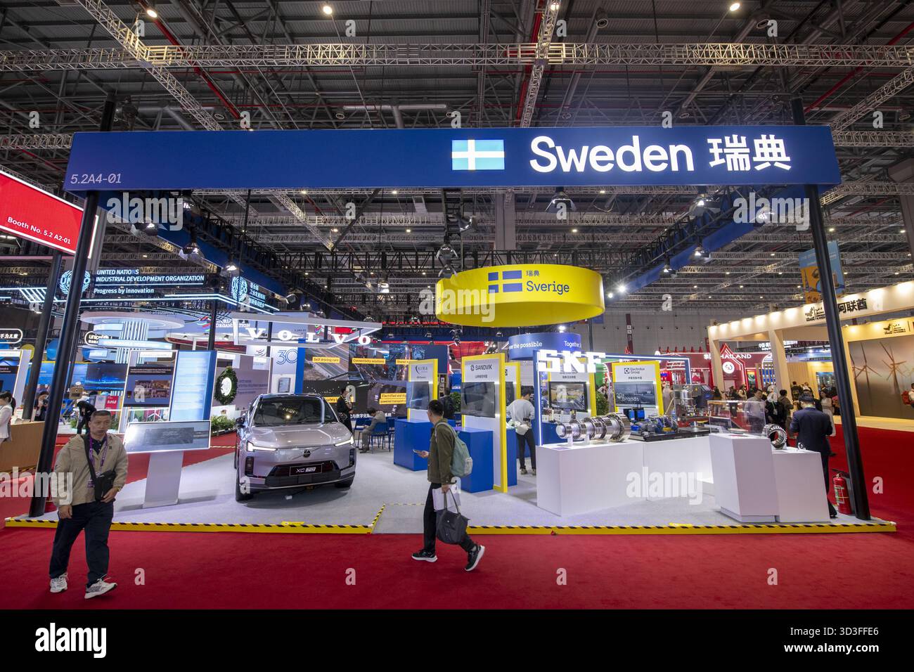 People visit China Pavilion at the 8th China International Import Expo ...