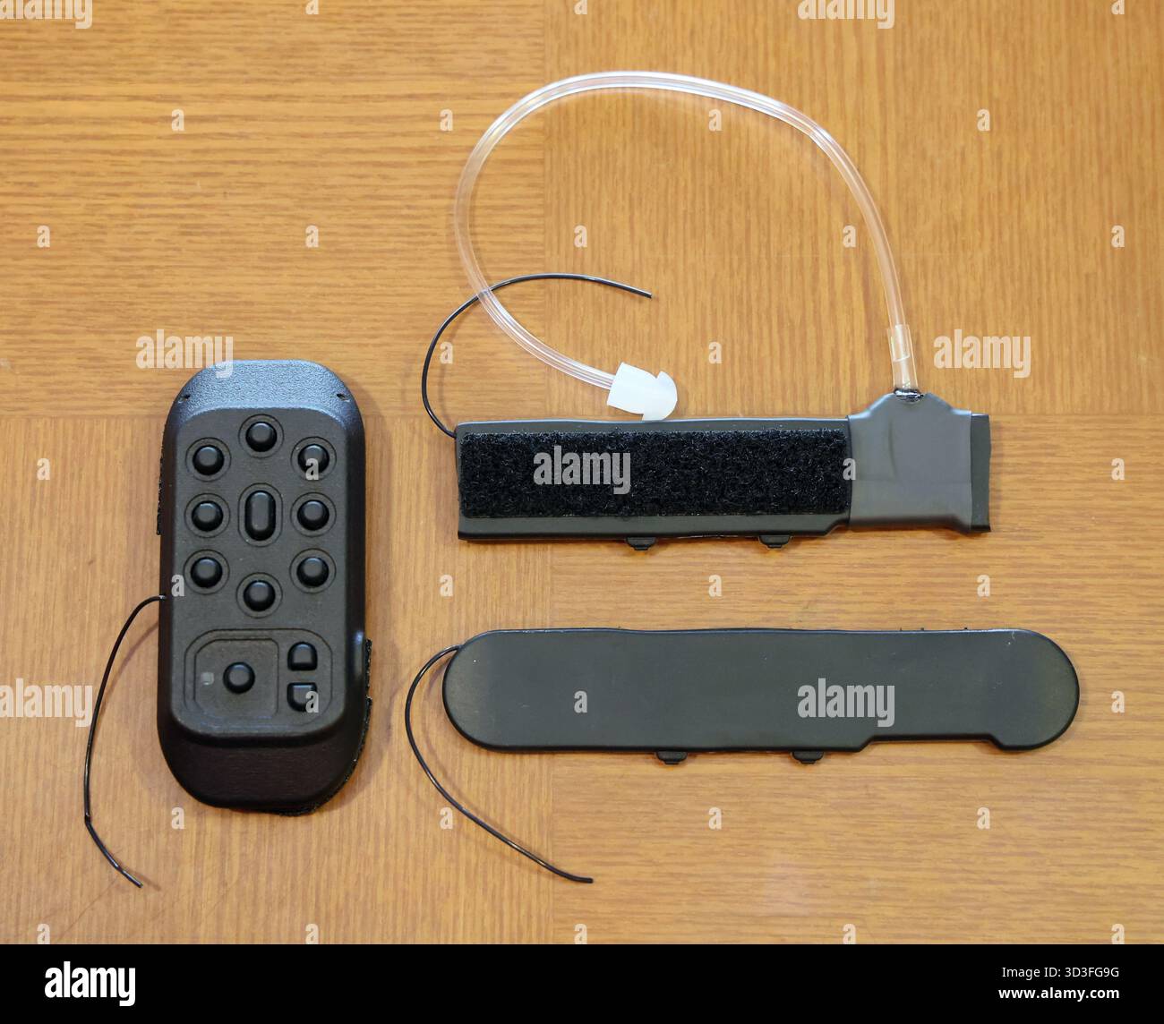 A photo shows the PitchCom, an electronic device used when the pitcher ...
