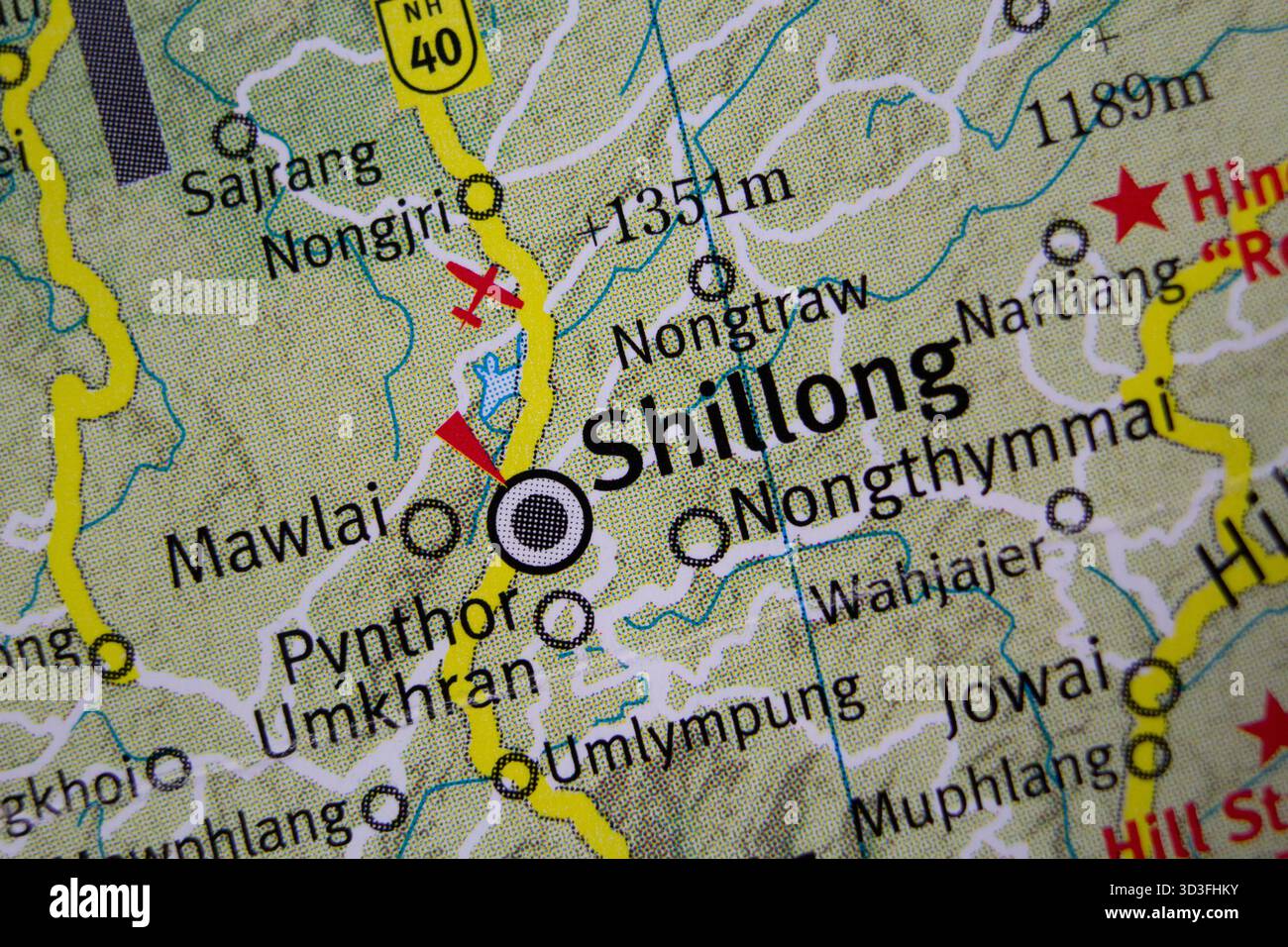 India political map name hi-res stock photography and images - Alamy