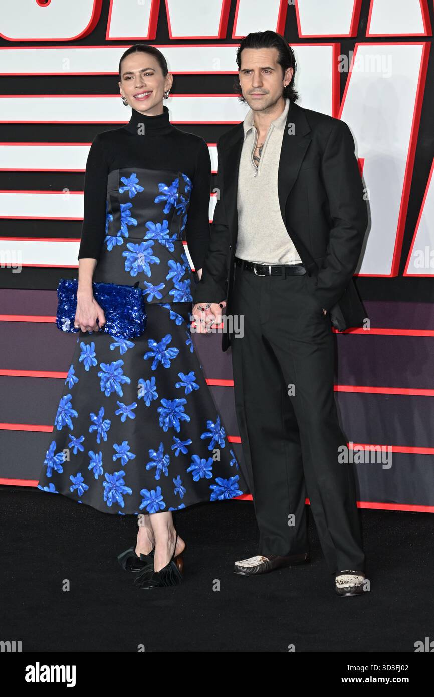 London, UK - 5th November 2025Hayley Atwell and Ned Wolfgang Kelly at ...