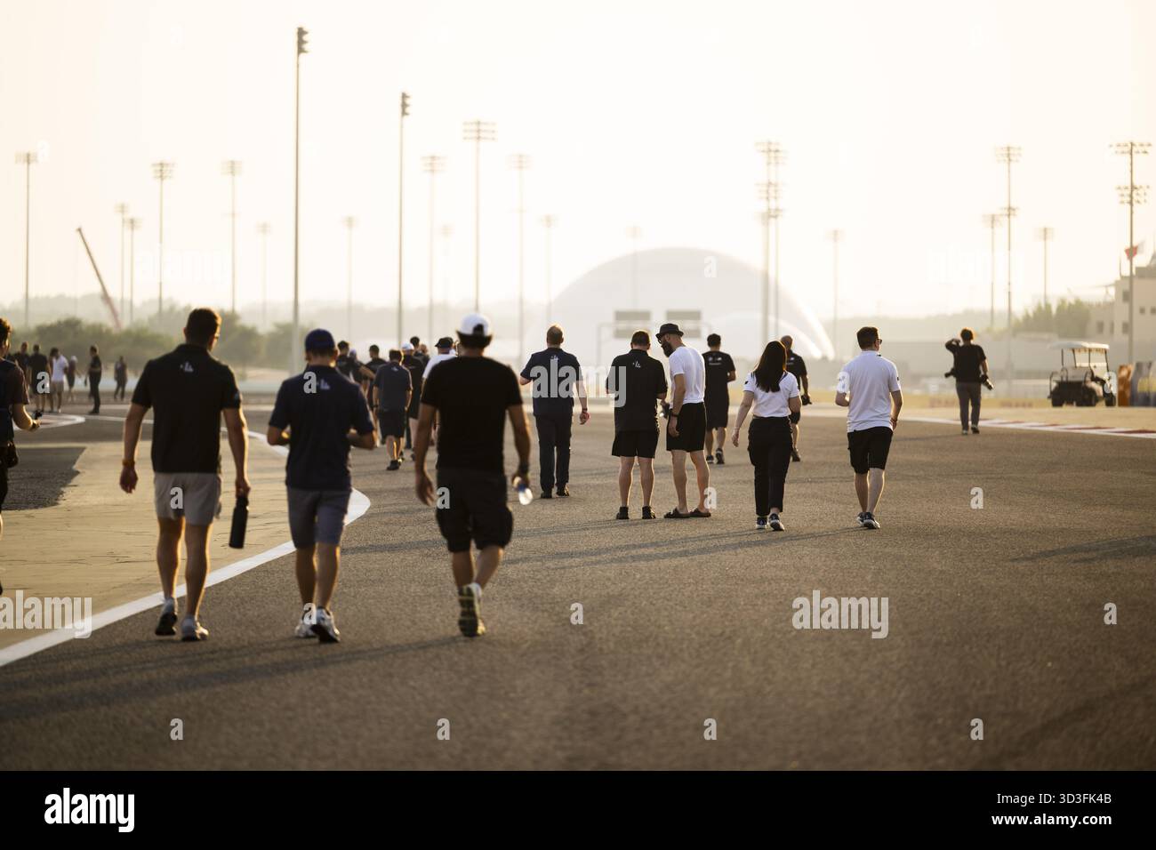 Track walk during the 8 Hours of Bahrain 2025, 8th round of the 2025 ...