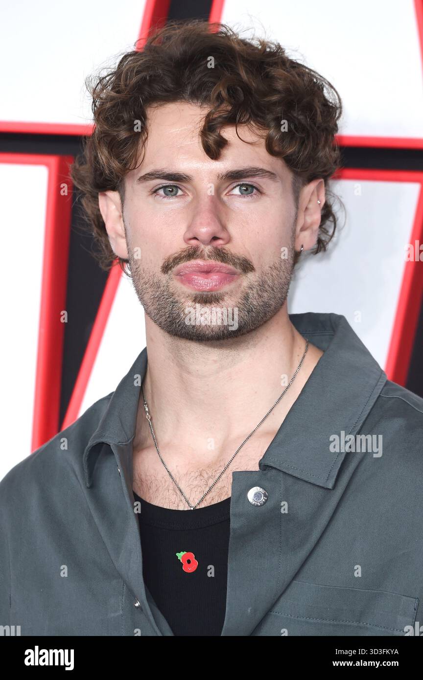Joseph Garrett at the premiere of the feature film 'The Running Man' at ...