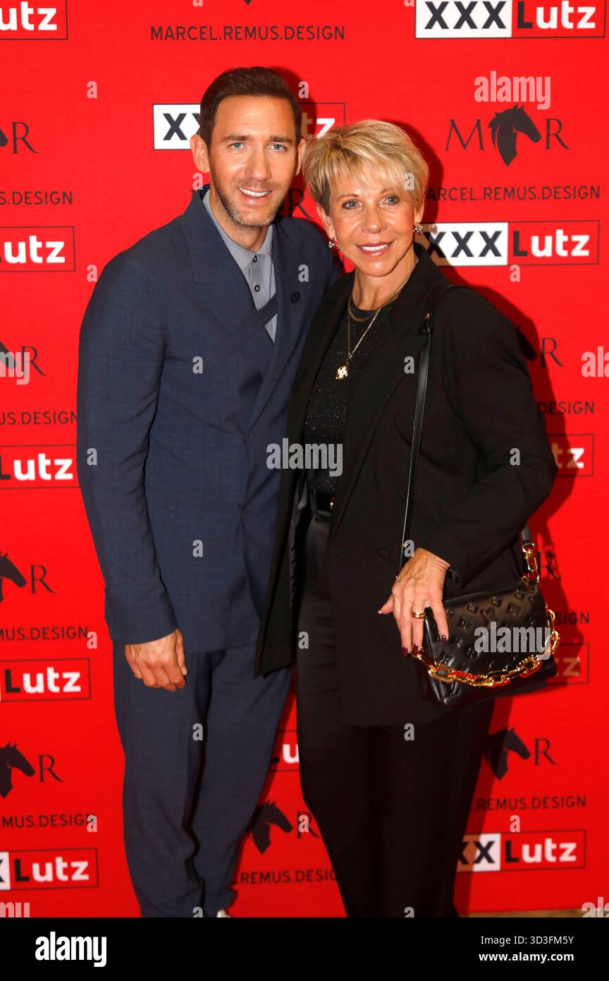 Marcel Remus and Silke Remus at the XXXLutz x Marcel Remus Collection ...