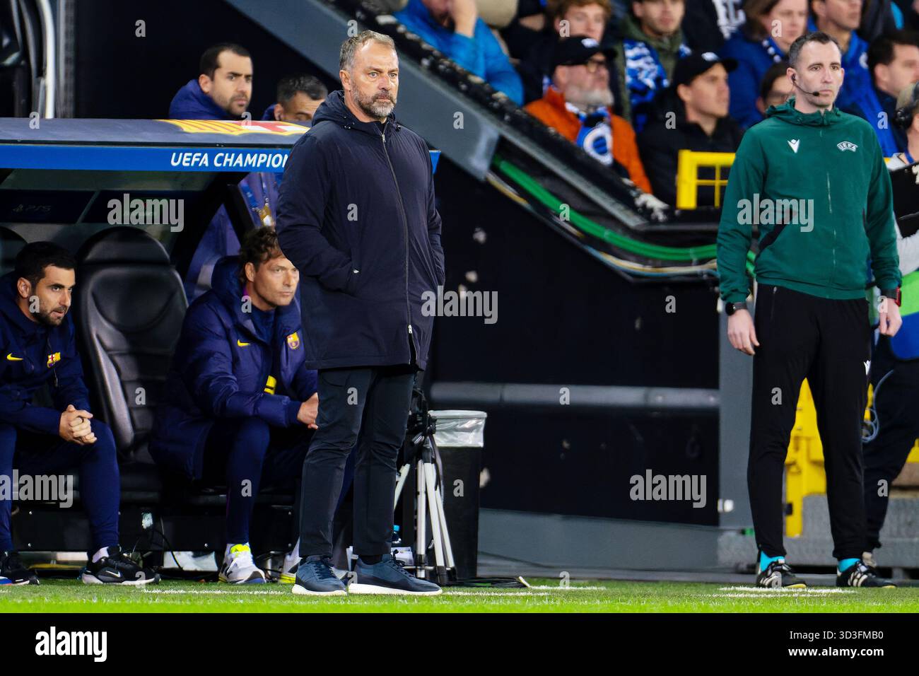 Head coach Hansi Flick of FC Barcelona during the UEFA Champions League ...