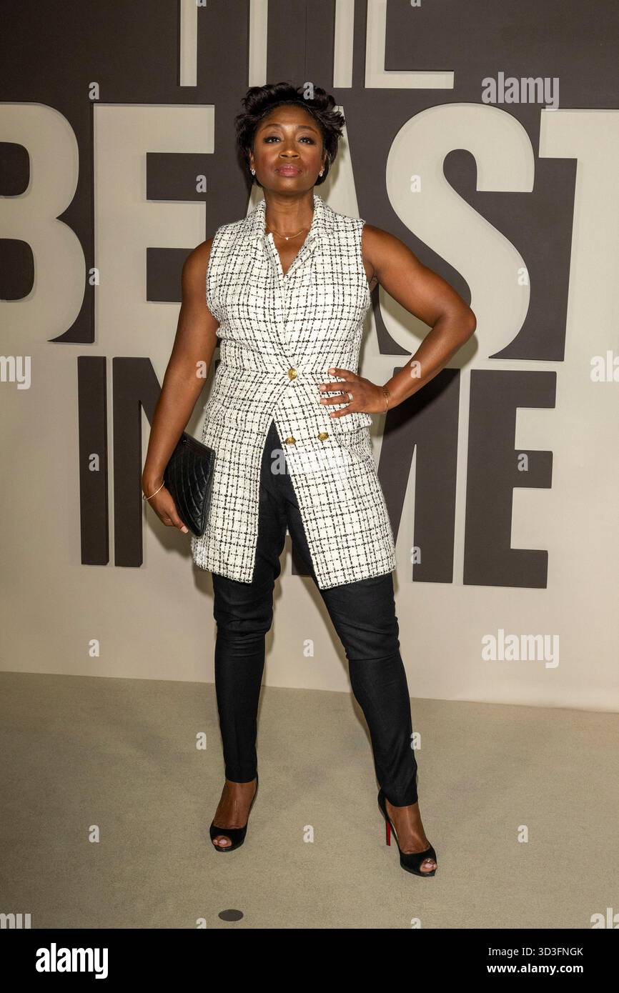 Montego Glover attends Netflix's "The Beast In Me" New York Premiere at ...