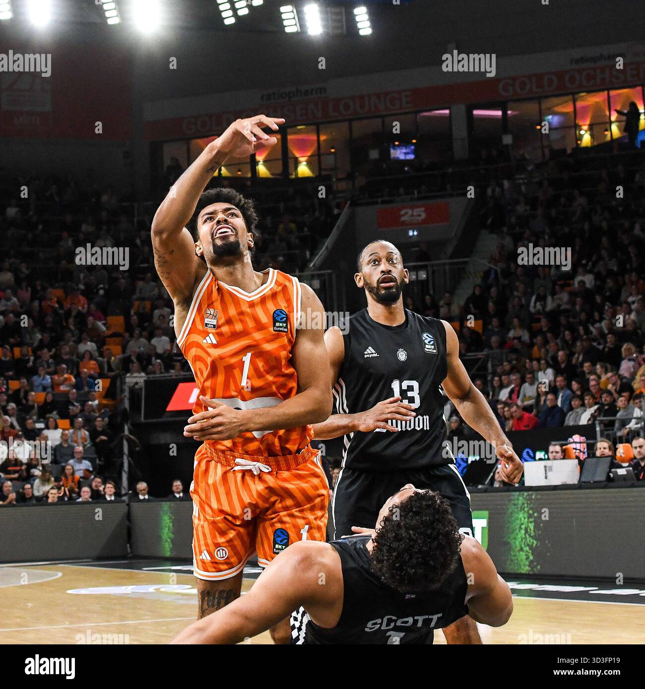 11/05/2025, ratiopharm arena, Neu-Ulm, GER, EuroCup, ratiopharm Ulm vs ...