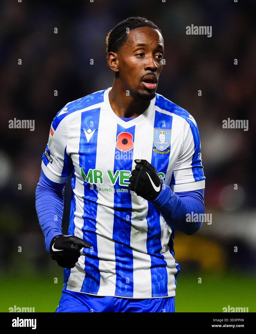 Sheffield Wednesday's Jamal Lowe during the Sky Bet Championship match ...