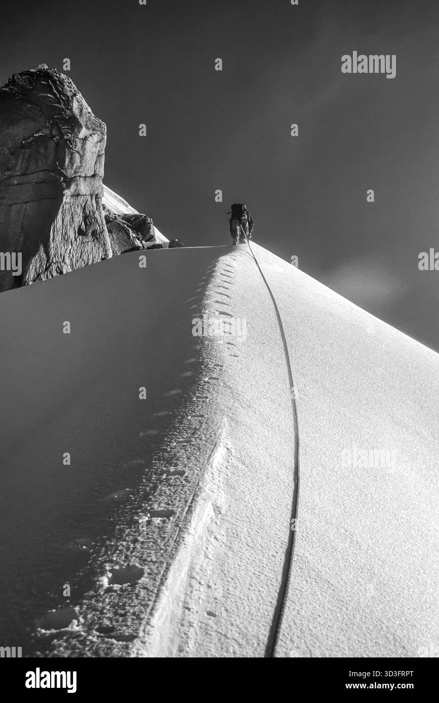 View on valais alps Black and White Stock Photos & Images - Alamy