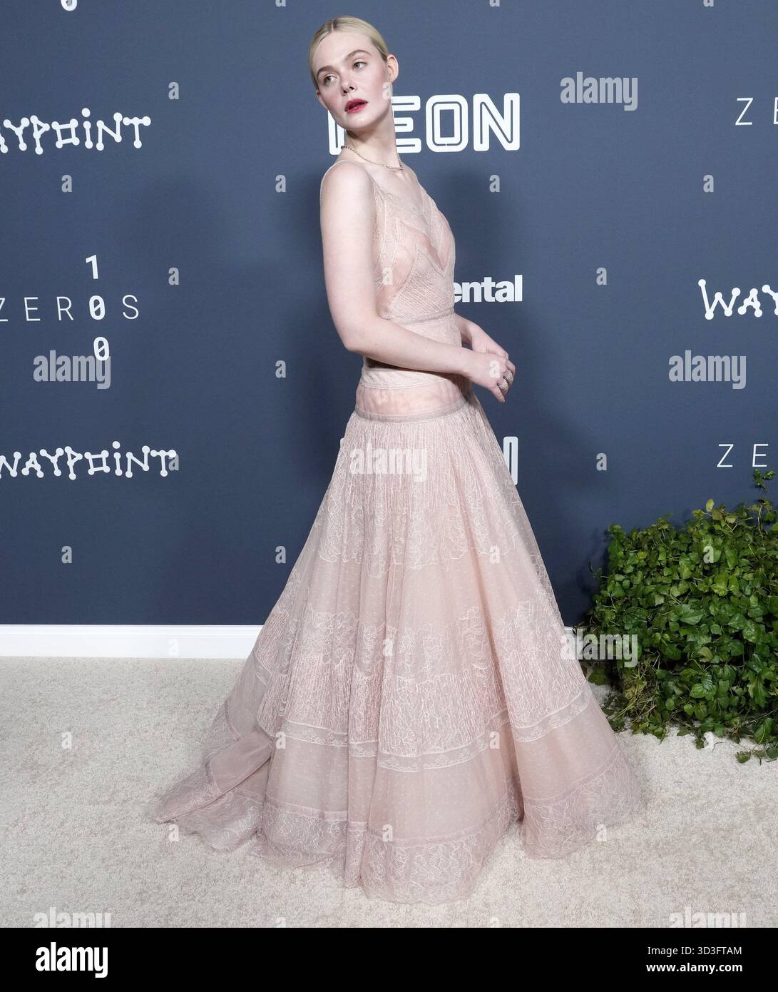 Elle Fanning arrives at the Neon's SENTIMENTAL VALUE Los Angeles ...