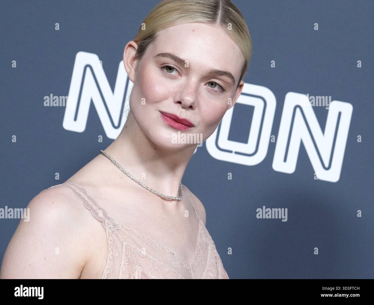 Elle Fanning arrives at the Neon's SENTIMENTAL VALUE Los Angeles ...