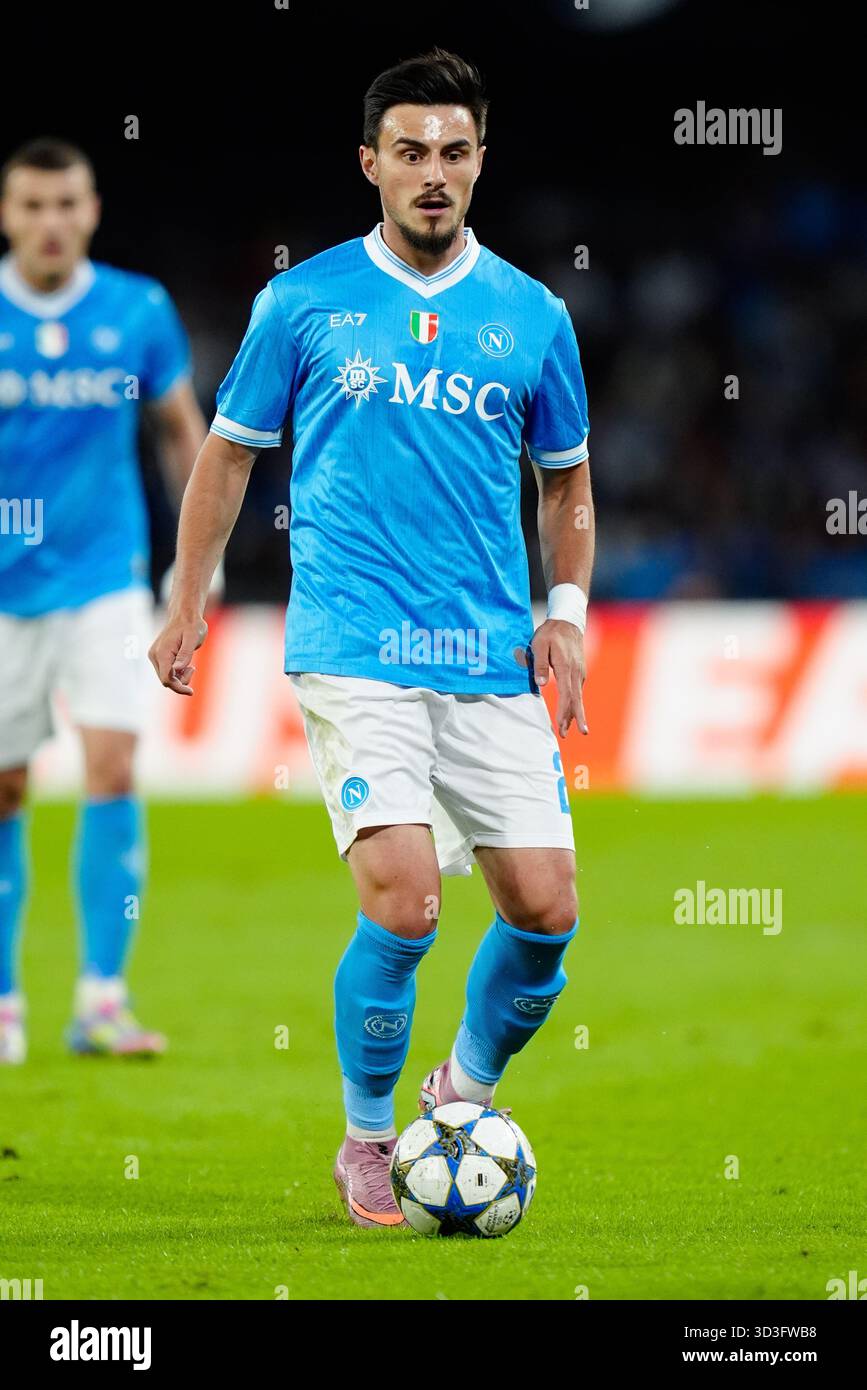 Eljif Elmas of SSC Napoli in action during the UEFA Champions League ...
