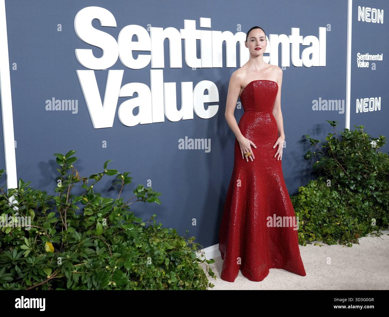Renate Reinsve arrives at the Neon's SENTIMENTAL VALUE Los Angeles ...