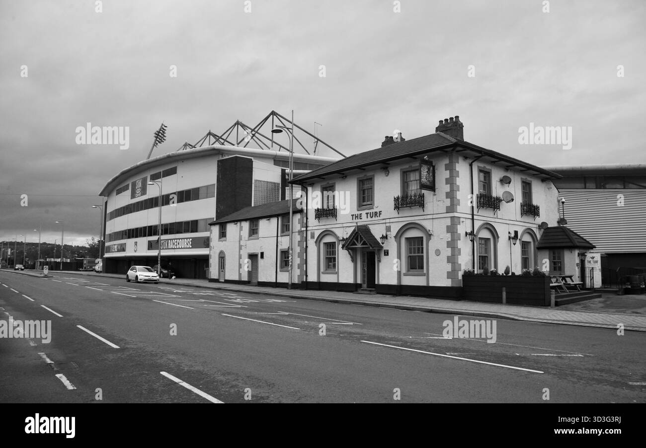 Wrexham stadium Black and White Stock Photos & Images - Alamy
