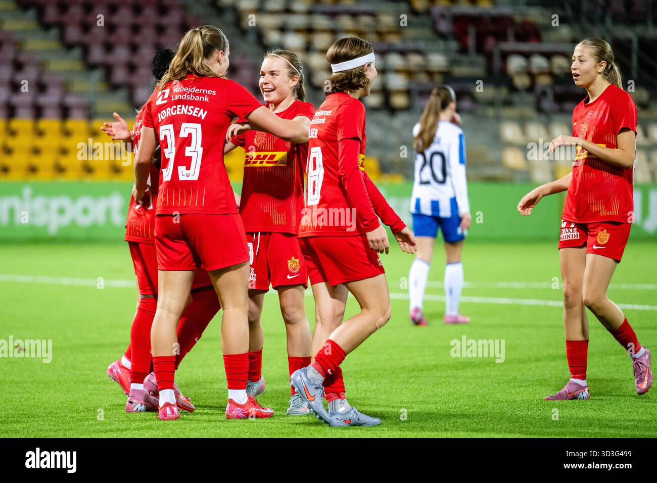 Farum, Denmark. 05th, November 2025. Princess Marfo (14) of FC ...