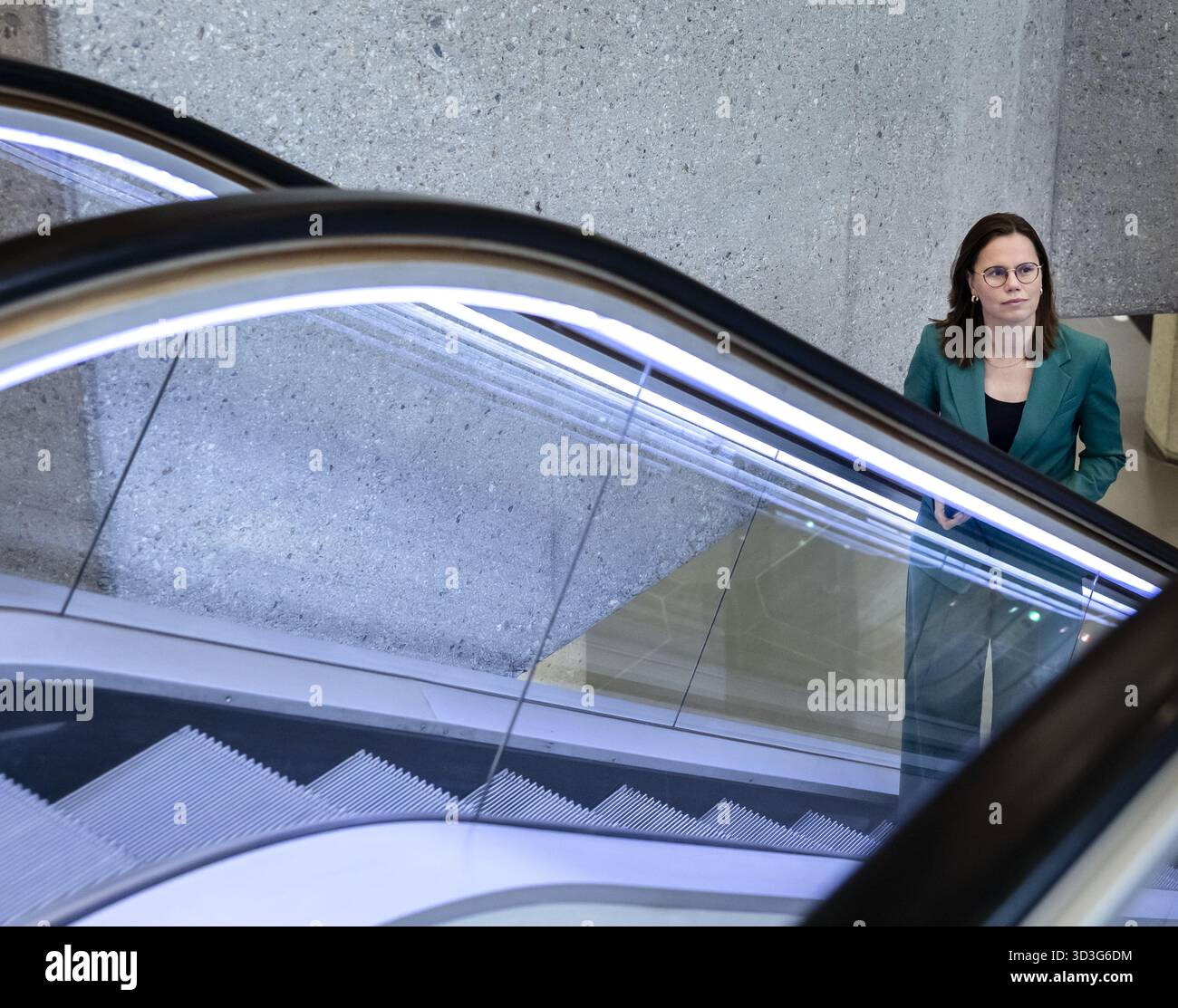 THE HAGUE – Mirjam Bikker (Christian Union) arrives for a meeting with ...