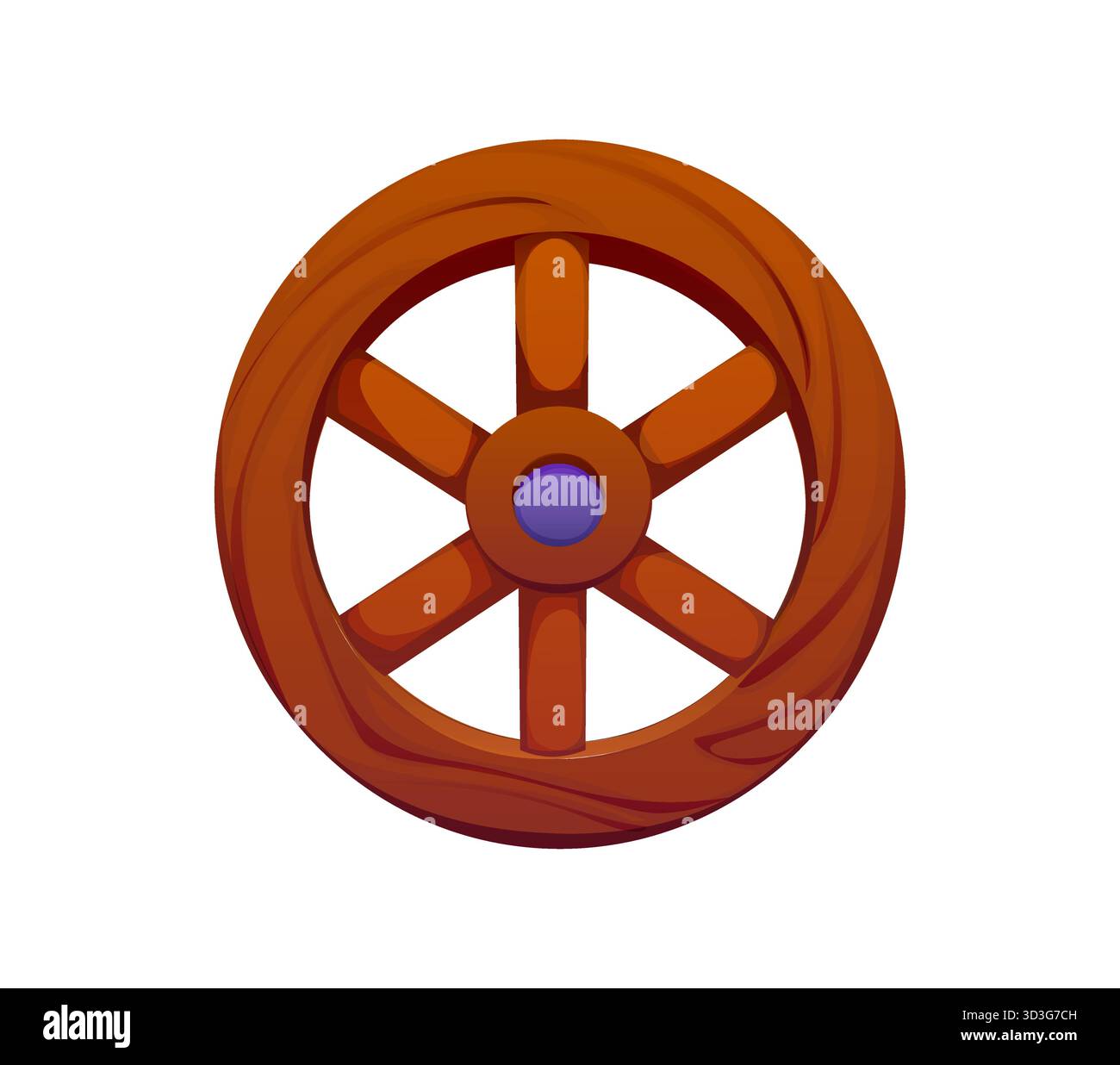 Wooden farm wagon on Stock Vector Images - Alamy