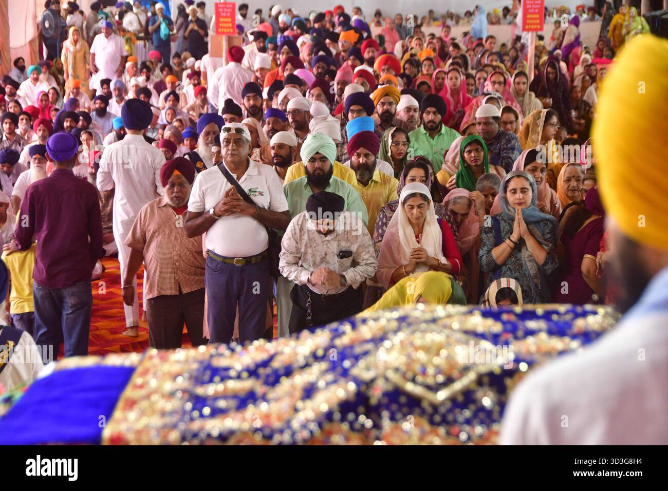 MUMBAI, INDIA - NOVEMBER 5: People from Sikh religion gathered to ...