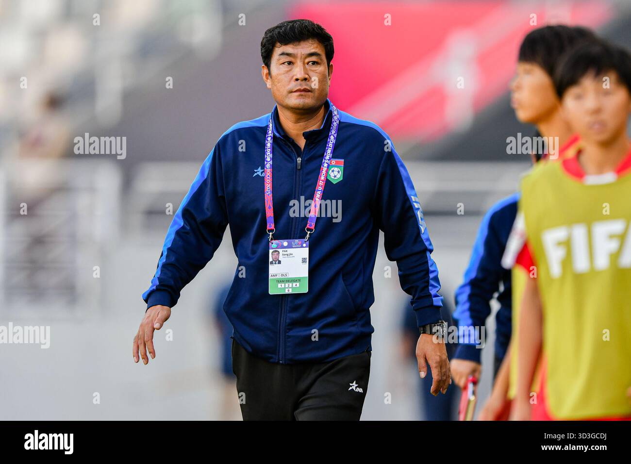 Song Jin PAK Head coach of Korea DPR U-17 during FIFA U-17 Women's ...