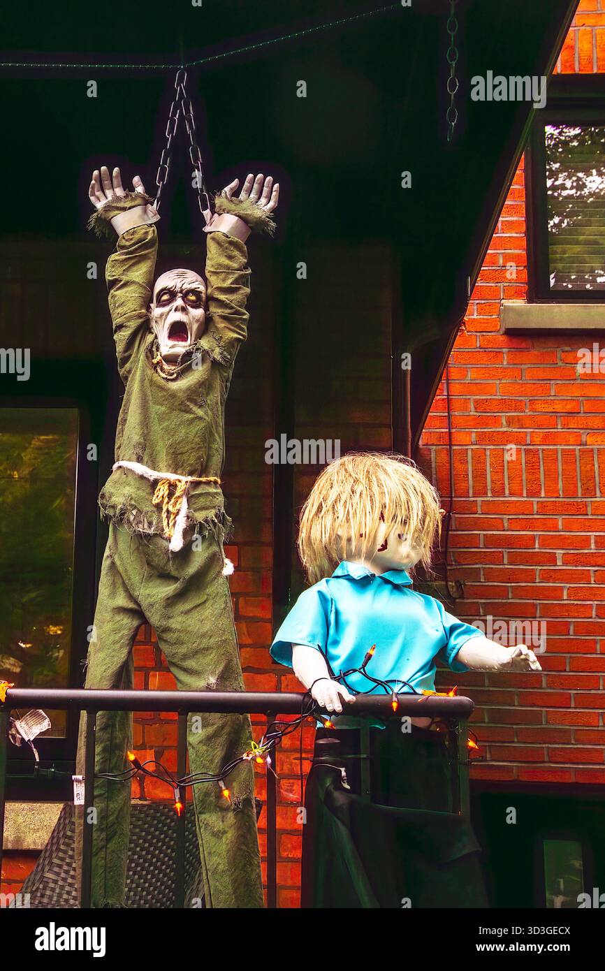 Ghoul hanging in chains halloween 2025 hi-res stock photography and ...