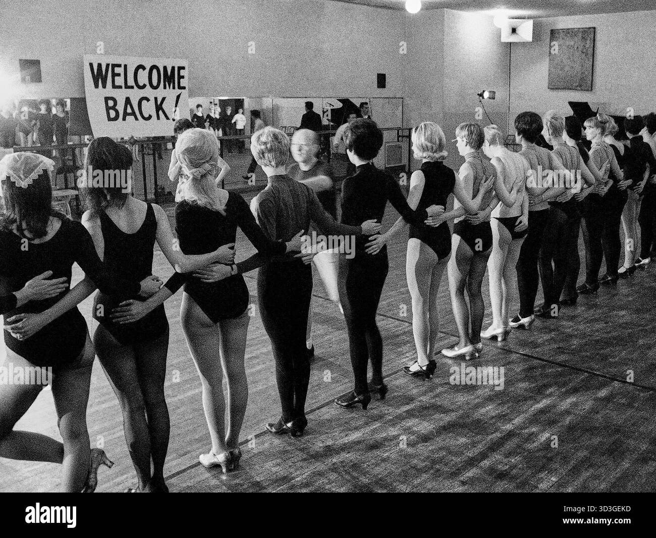 FILE - Rockettes line up for their first rehearsal as they prepare to ...