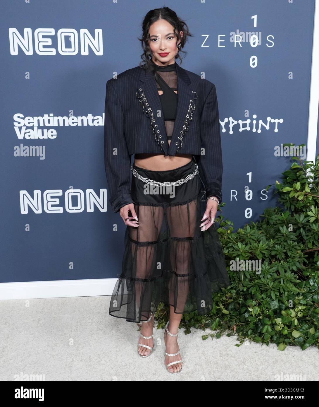 Dani Oliveros arrives at the Neon's SENTIMENTAL VALUE Los Angeles ...