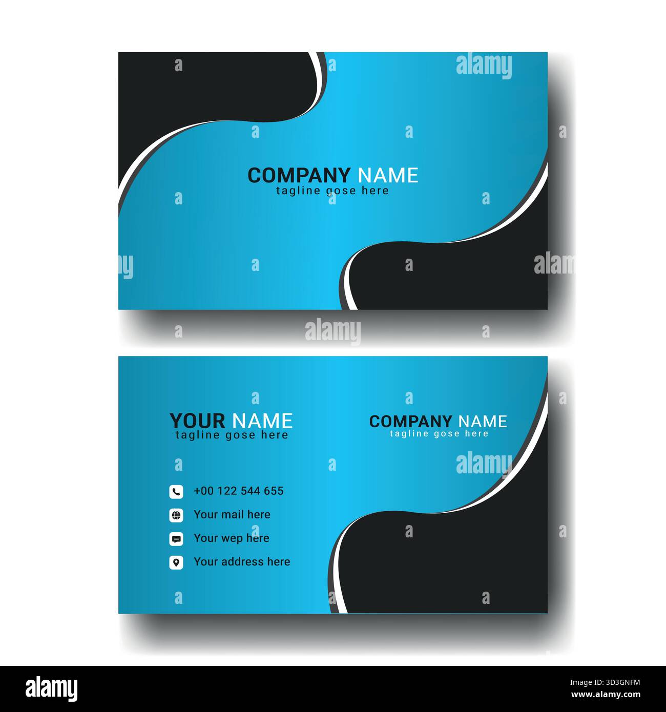 Placeholder card design Cut Out Stock Images & Pictures - Alamy