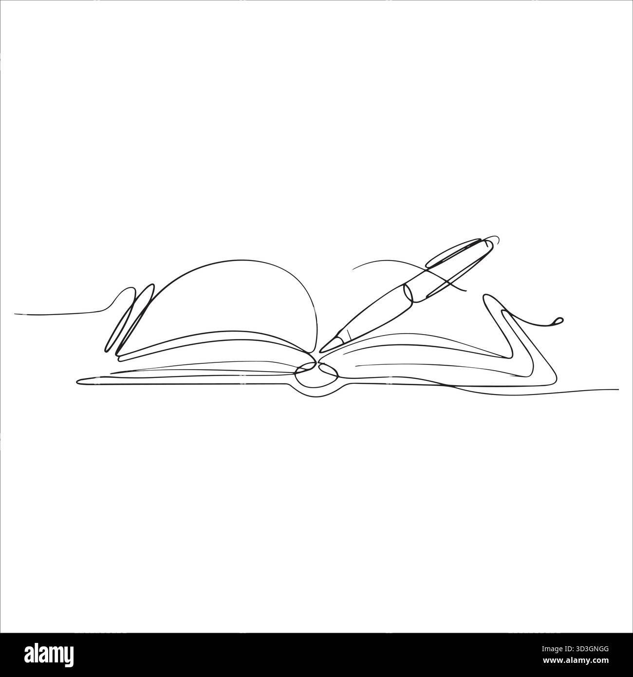 Pen and paper writing teacher Stock Vector Images - Alamy