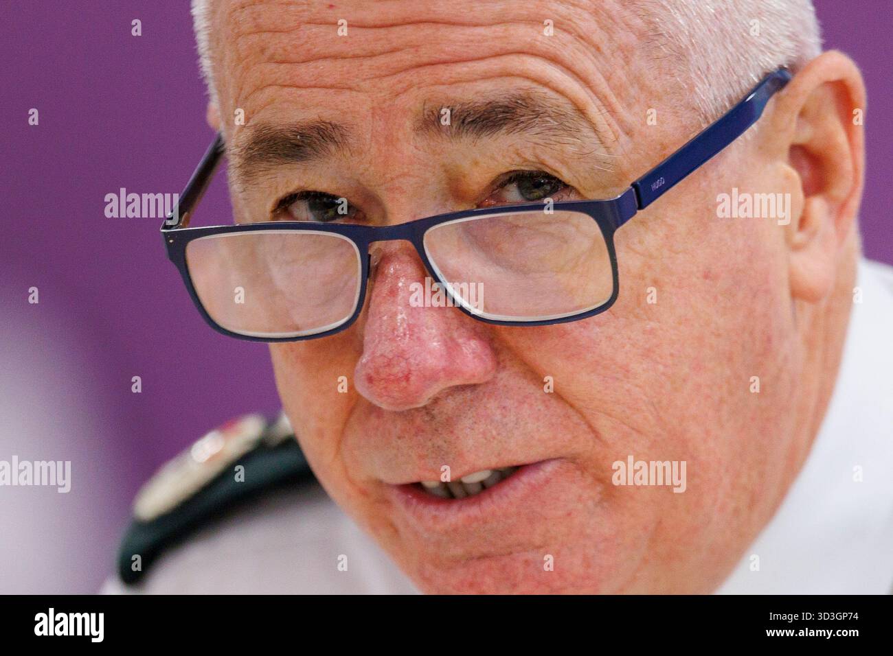 Police Service of Northern Ireland (PSNI) Chief Constable Jon Boutcher ...